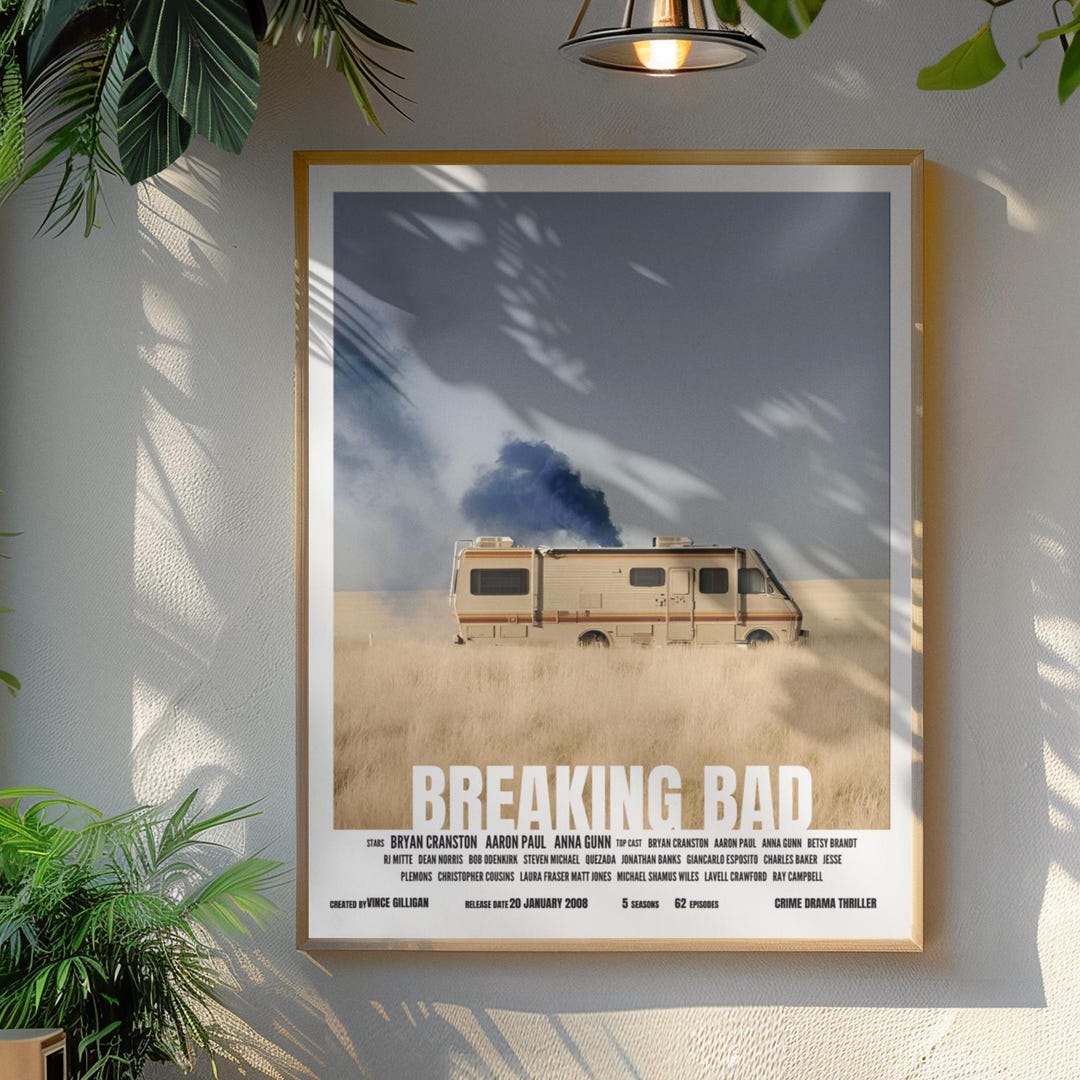 Breaking Bad Movie Art Iconic Scenes Fan Art Print Walter White Jesse ...