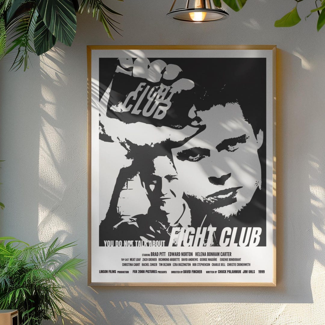 Fight Club | Movie Poster | Tyler Durden Artwork | David Fincher ...