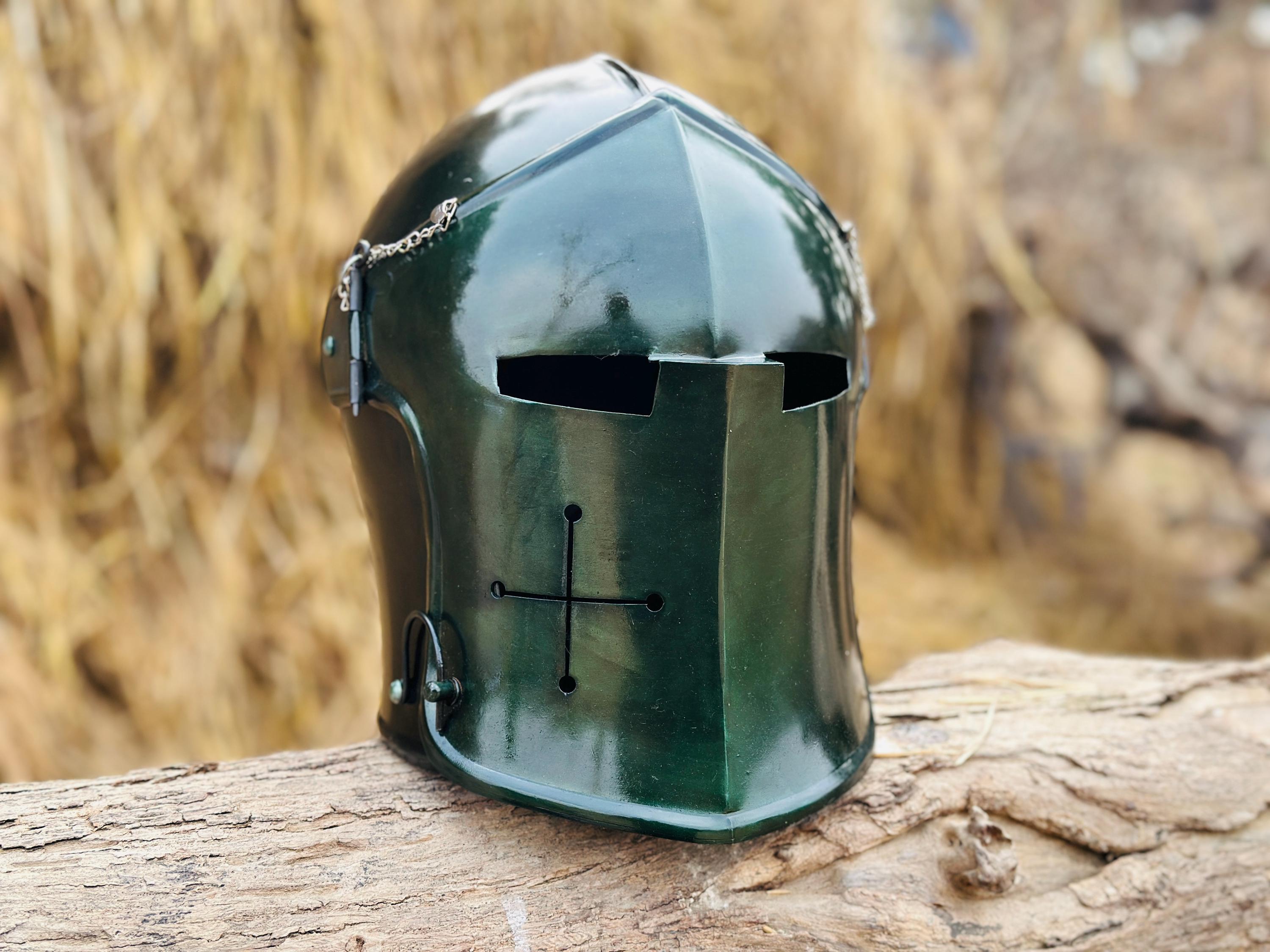 Medieval Barbute Helmet | Knight Armor Helmet | Role Play Wearable ...