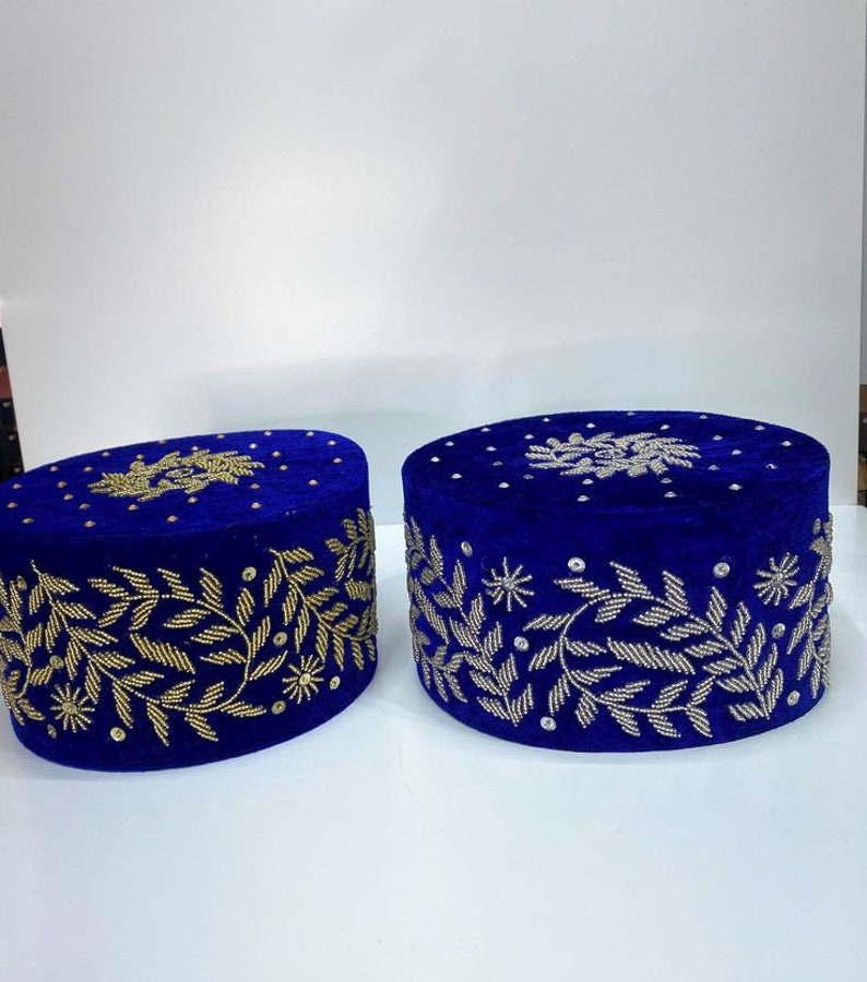 African Beaded Cap, African Traditional Cap, Stoned and Beaded ...