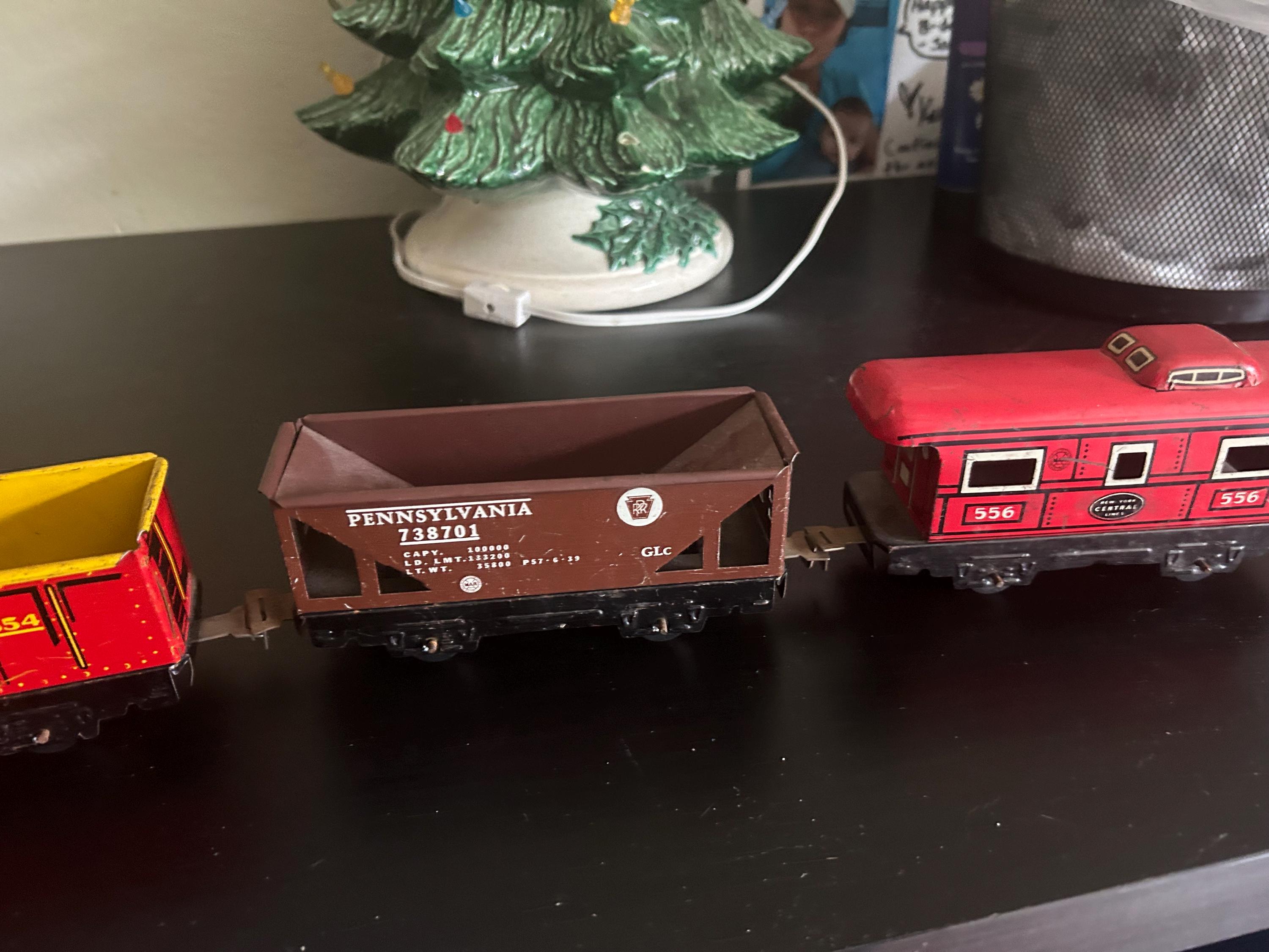 Antique Wind up Train Set - Etsy