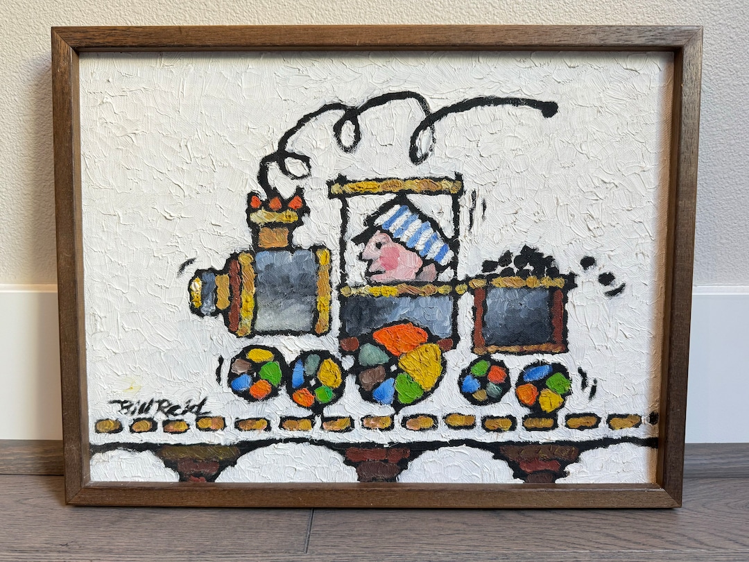 Bill Reid Signed Original Art Work With Artist’s Proof “the Little Choo ...