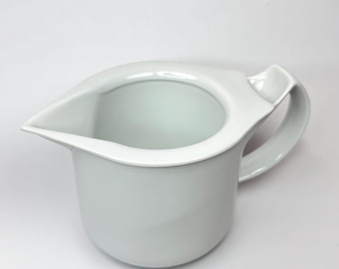 Vintage 1970s BMF Nurnberg Germany Double Wall Warming Pitcher White ...