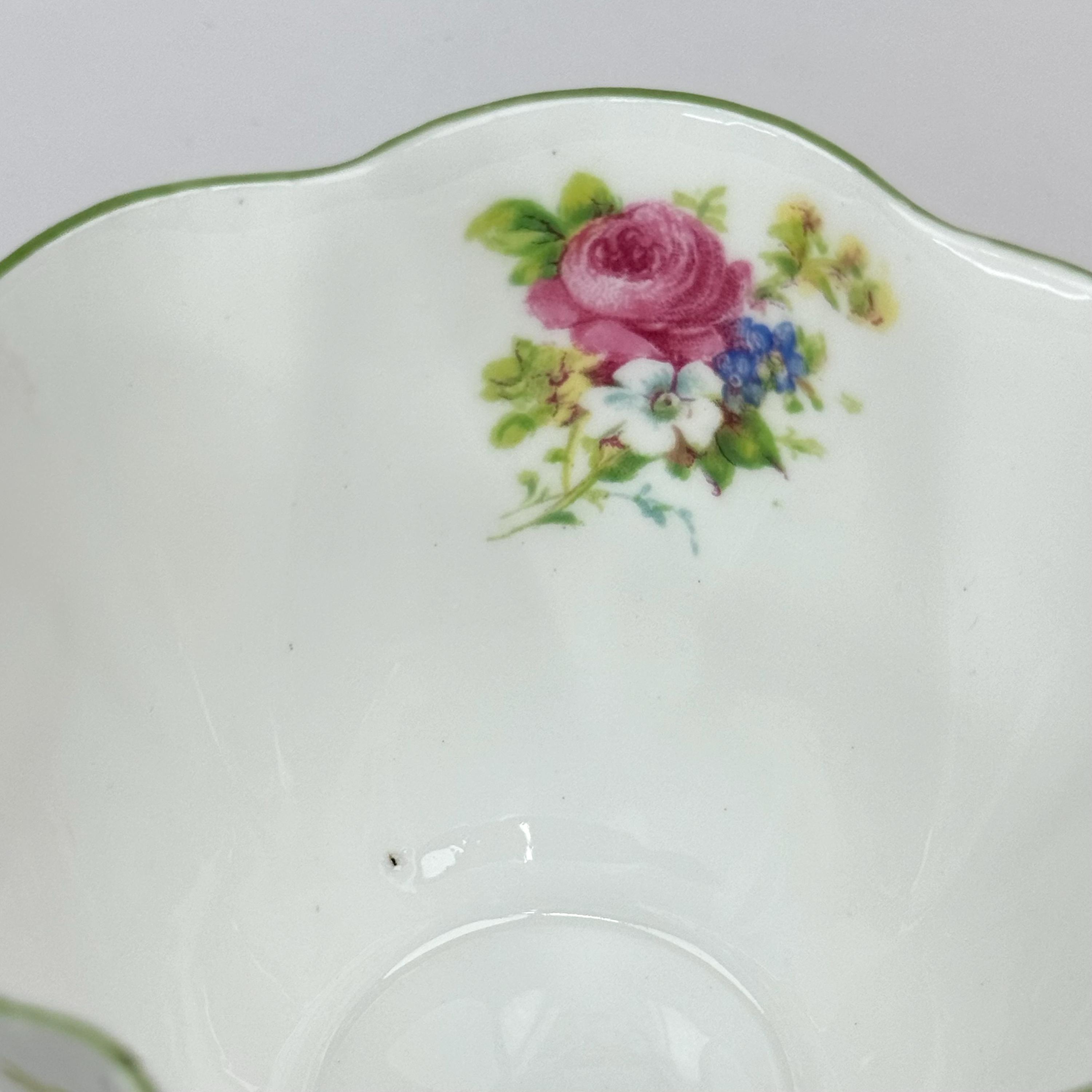 Vintage 1945-1966 Shelley Pink Rose Spray Teacup and Saucer Rd 272101 ...