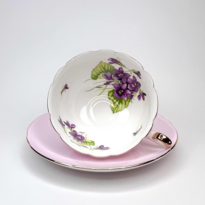 Violet Tea Cup - Etsy