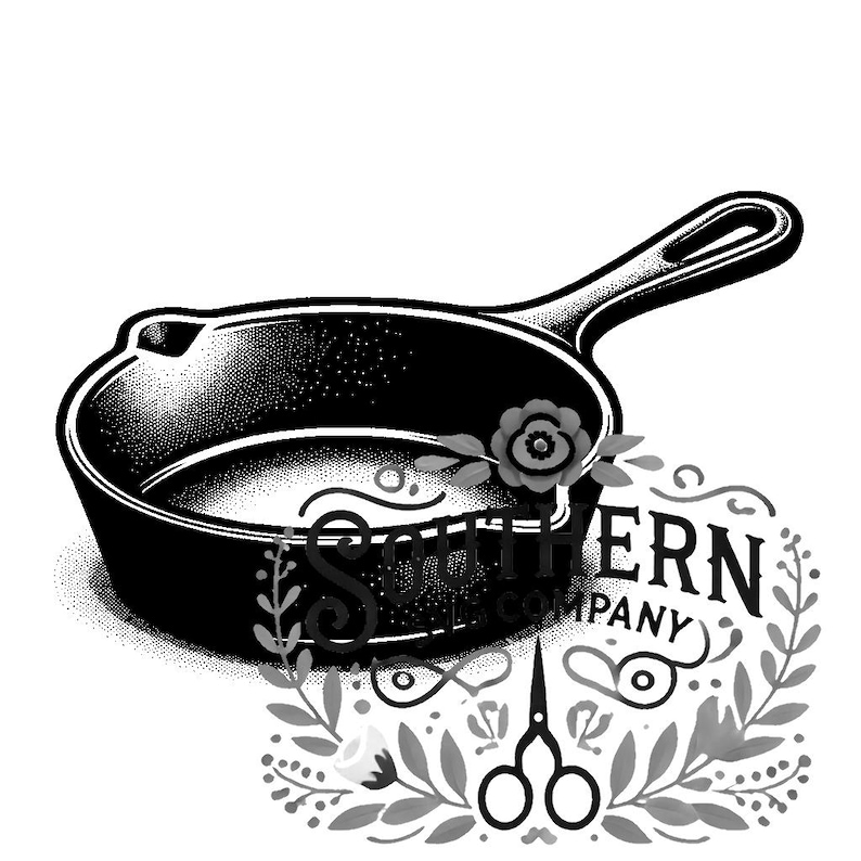 Cast Iron Skillet SVG Bundle Durable Rustic Kitchen Decor - Etsy