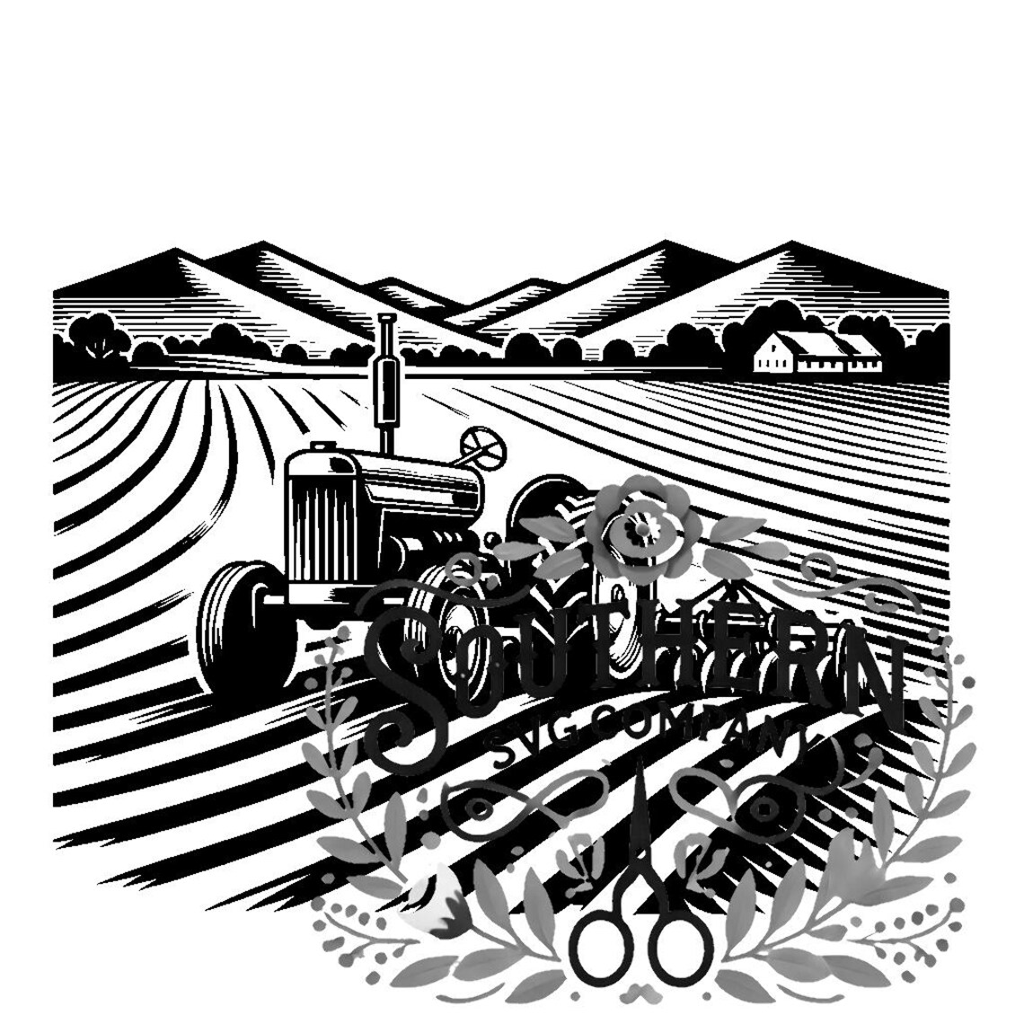 Field Plowing SVG Bundle - Farming Crafts Files for Cricut and ...