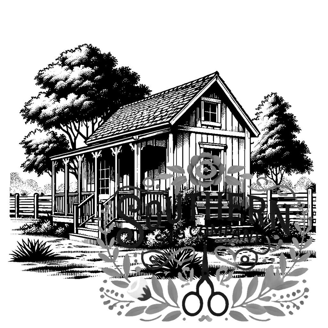 Rustic Country Vintage Garden Shed SVG Bundle Rustic Country Design - Etsy