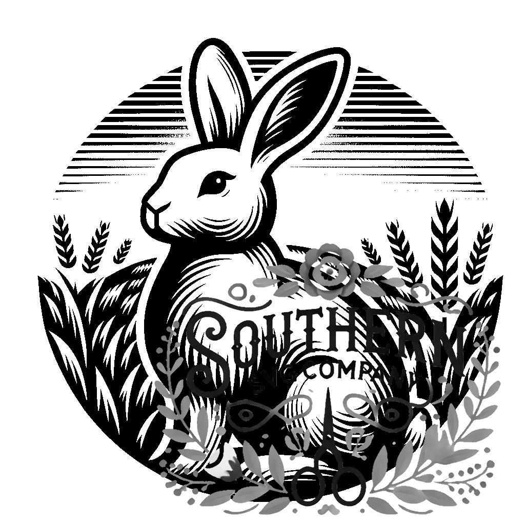 SVG Rabbit Field Bundle - Bunny Cut Files for Crafts & Projects ...