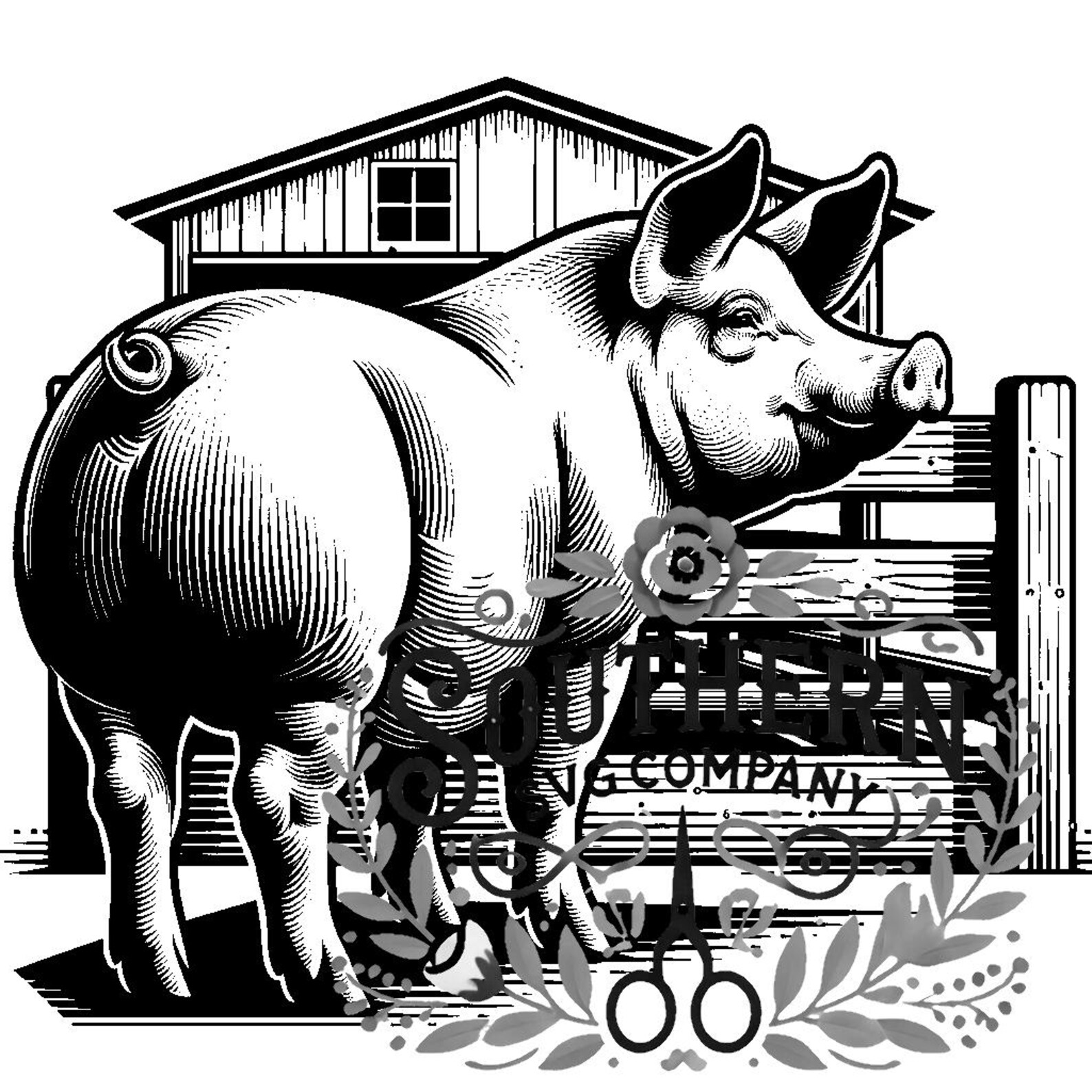 SVG Pig Pen Bundle - Farm Animal Designs for Crafts & DIY Projects, SVG ...