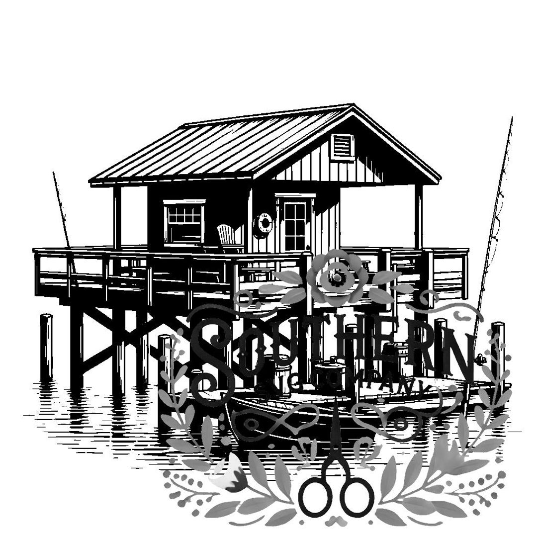 Fishing Dock SVG Bundle | Craft Decor Elements for DIY Projects & Home ...