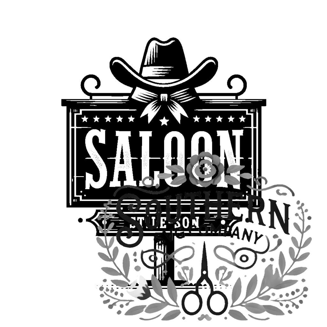SVG Saloon Bundle - Western Cowboy Sign Designs Pack for Cricut ...