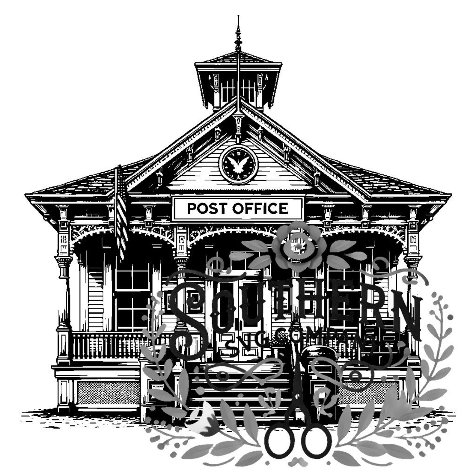 SVG Vintage Post Office Bundle | Digital Download | Cut Files for ...