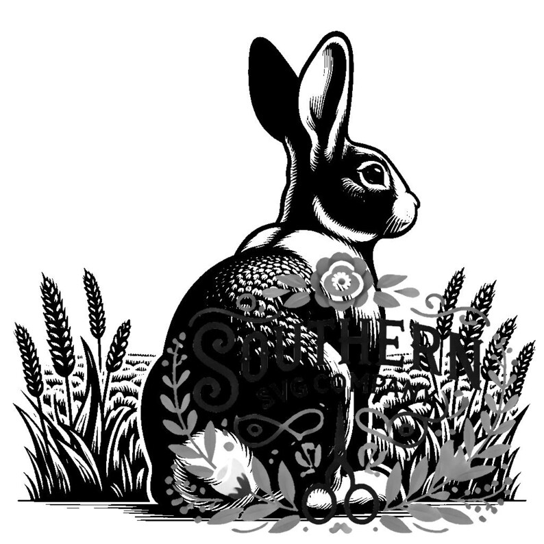 Rabbit Field SVG Bundle Digital Download for Crafts and Projects - Etsy