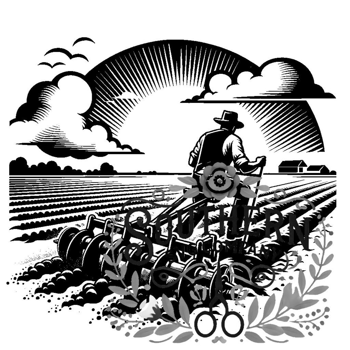 Field Plowing SVG Bundle - Farming Crafts Files for Cricut and ...