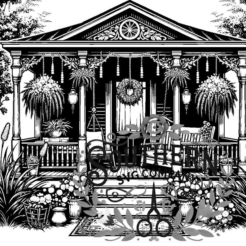 SVG Outdoor Porch Decor Bundle | 10 Instant Download Designs for Home ...