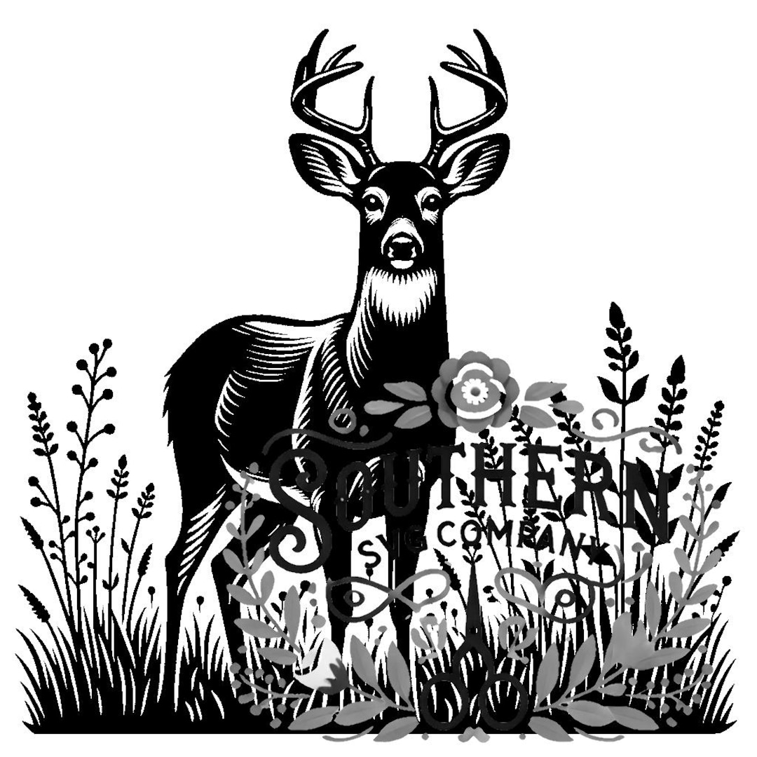 SVG Deer Meadow Bundle - Nature Inspired Digital Download for Crafting ...