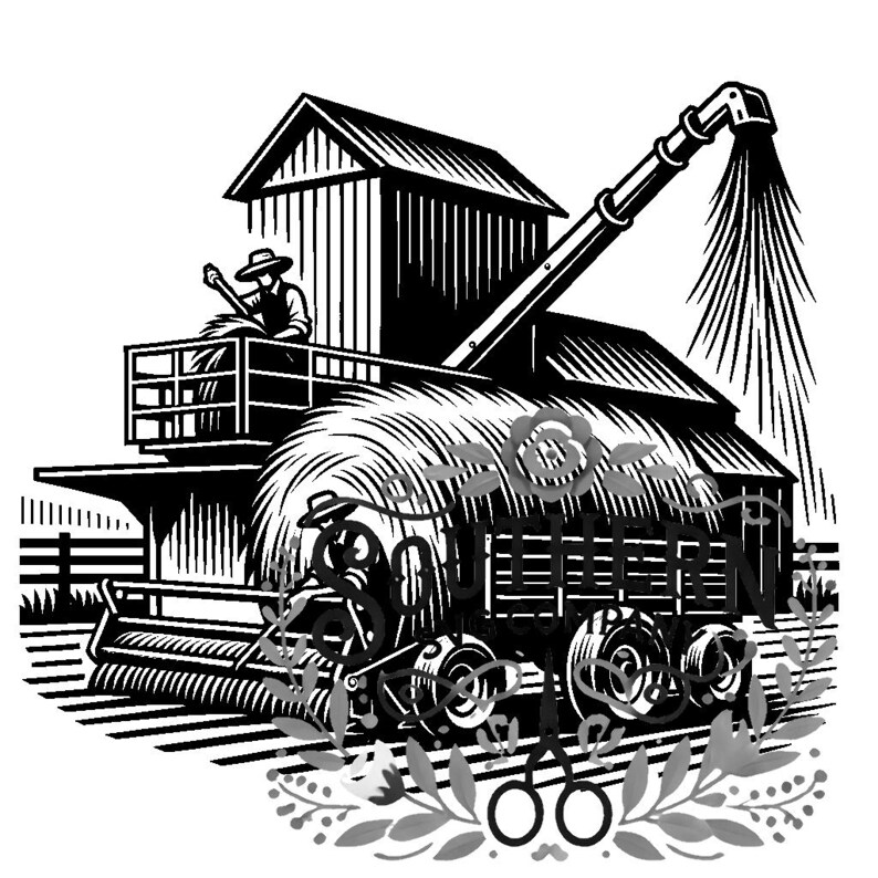 Harvest Hay SVG Bundle - Farming Cut Files for Cricut Silhouette - Farm ...
