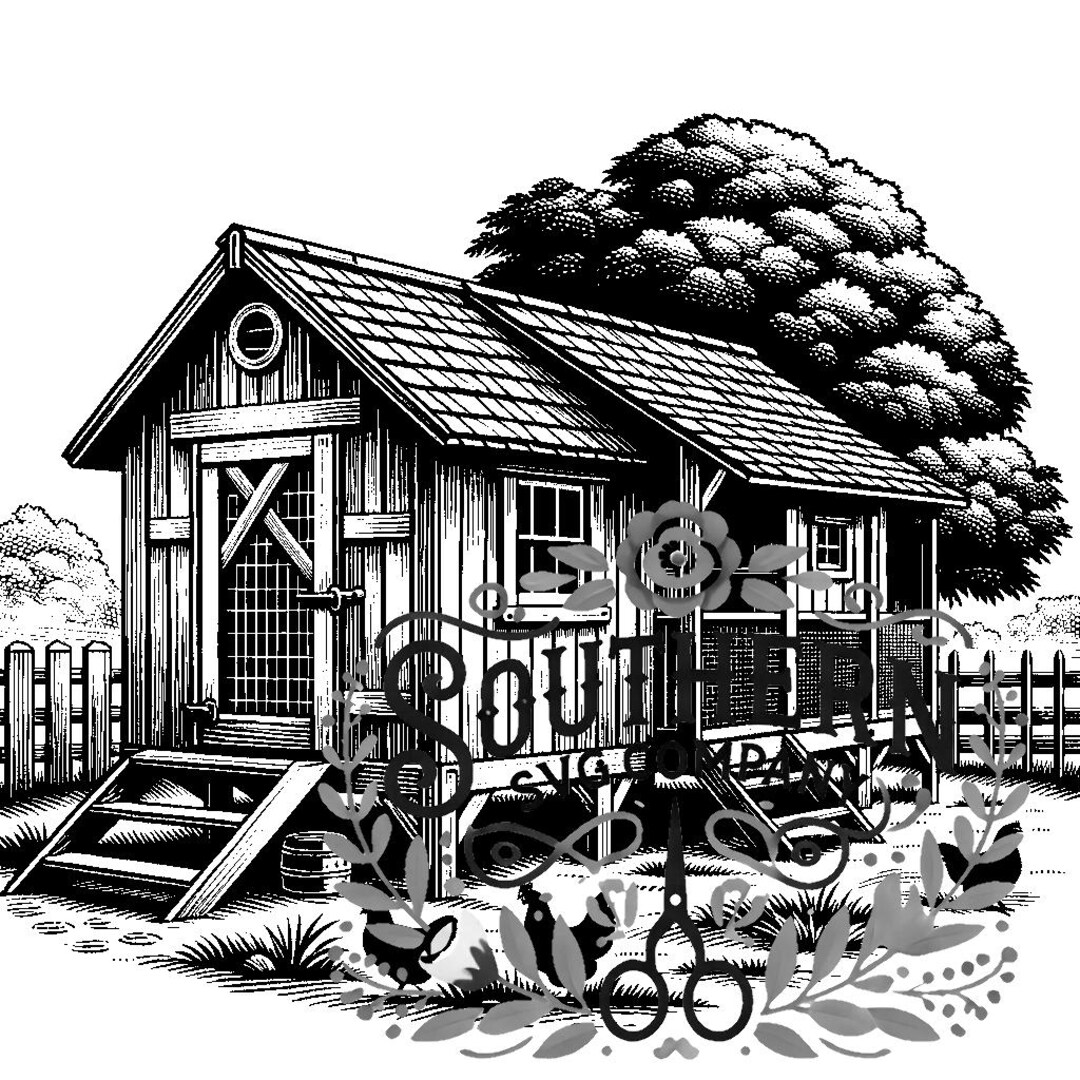 SVG Chicken Coop SVG Bundle - Rustic Farmhouse Designs for Crafters ...