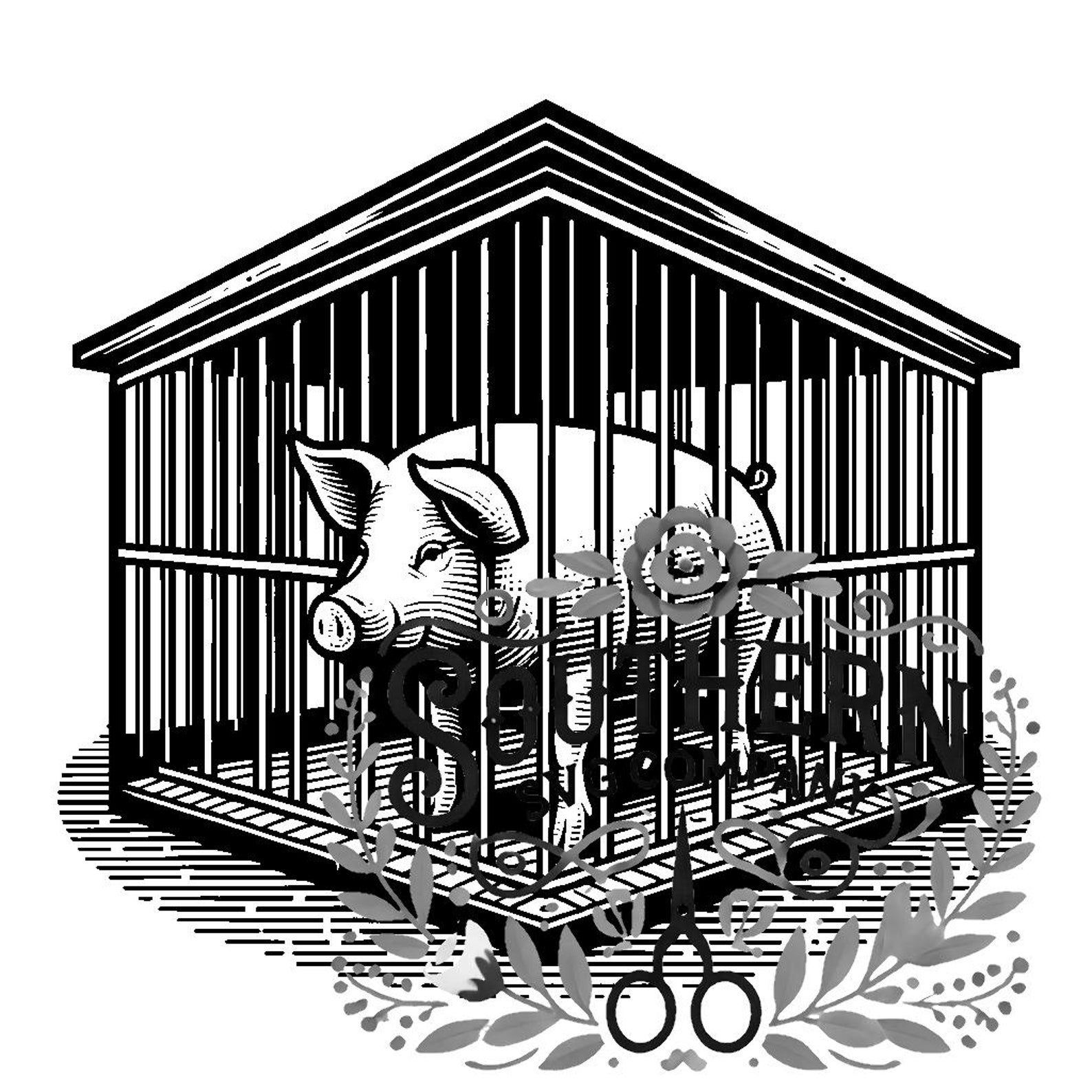 SVG Pig Pen Bundle - Farm Animal Designs for Crafts & DIY Projects, SVG ...