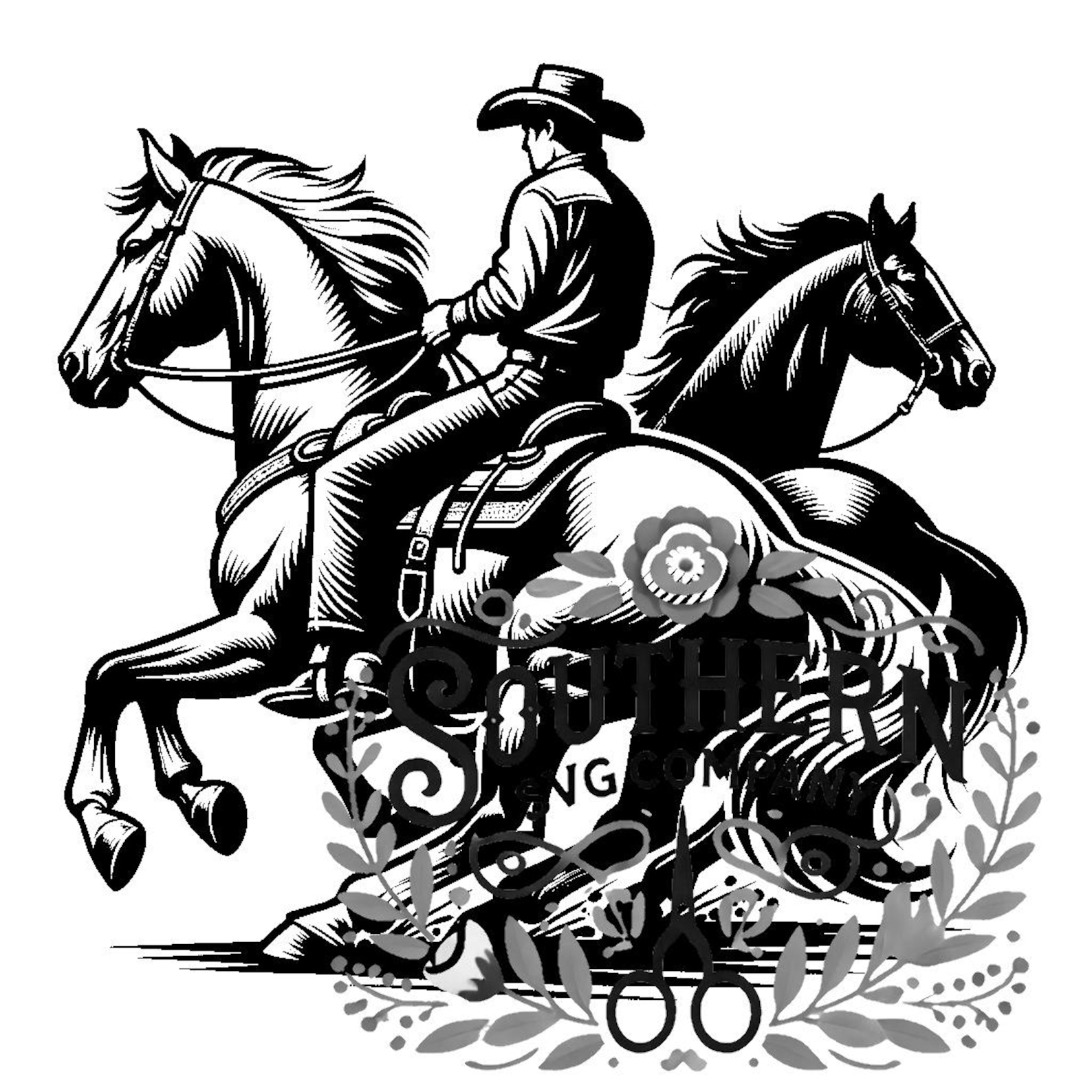 Rodeo Horses SVG Bundle - Vector Graphics for Western Themed Crafts and ...