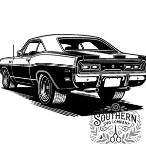SVG Muscle Car Cubism Bundle - Old School Style for DIY Projects ...
