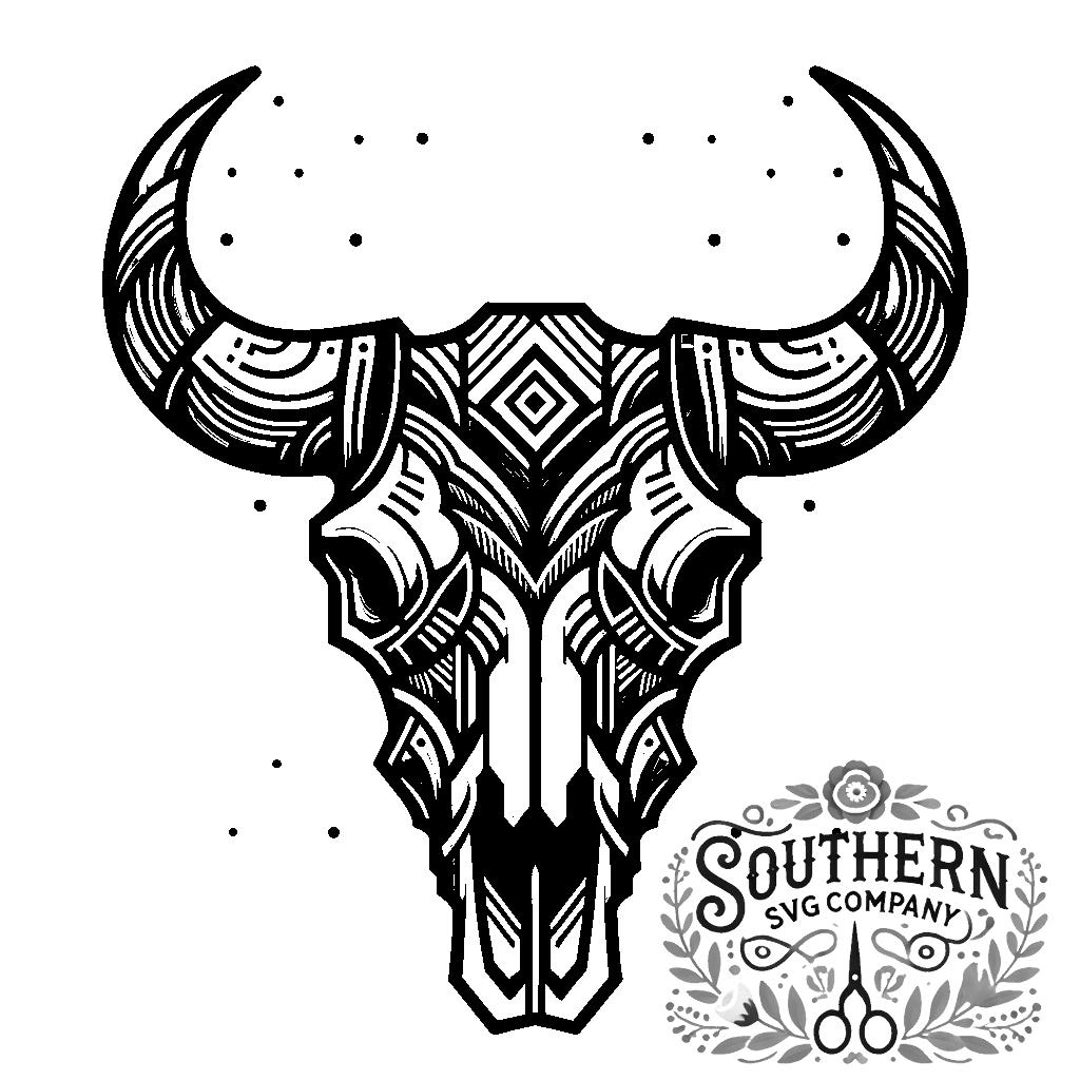 Unique Cubism Cow Skull SVG Bundle - One-of-a-kind Graphics for ...