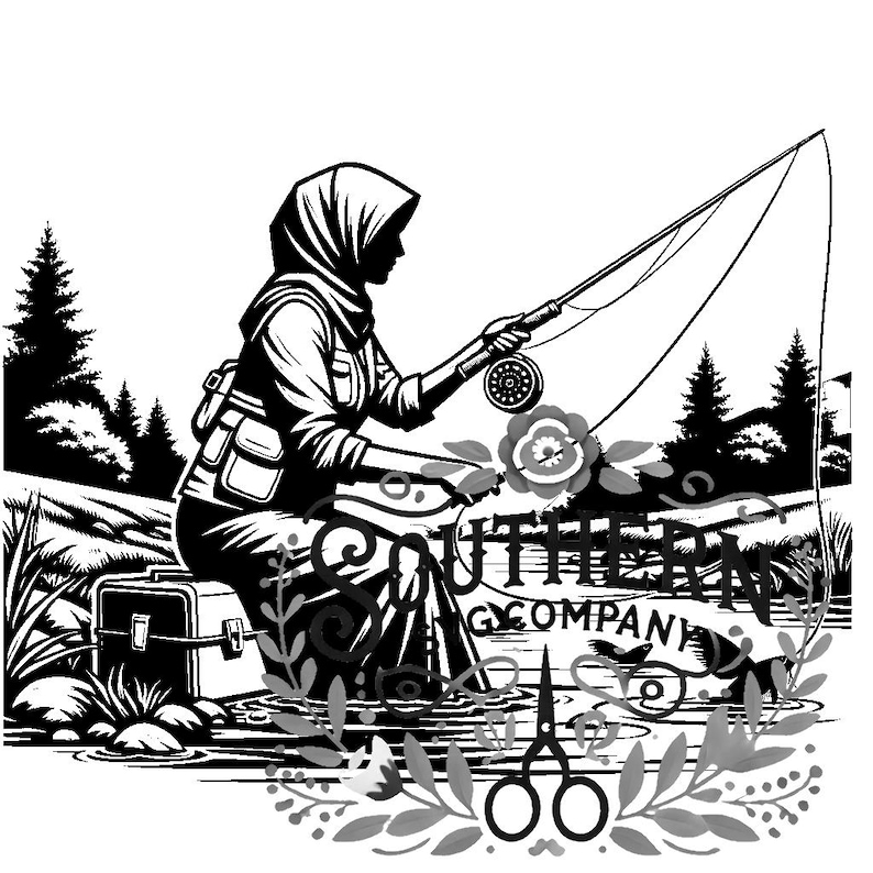 Fly Fishing SVG Bundle - Perfect for Crafting and Gifts - Stream Theme ...