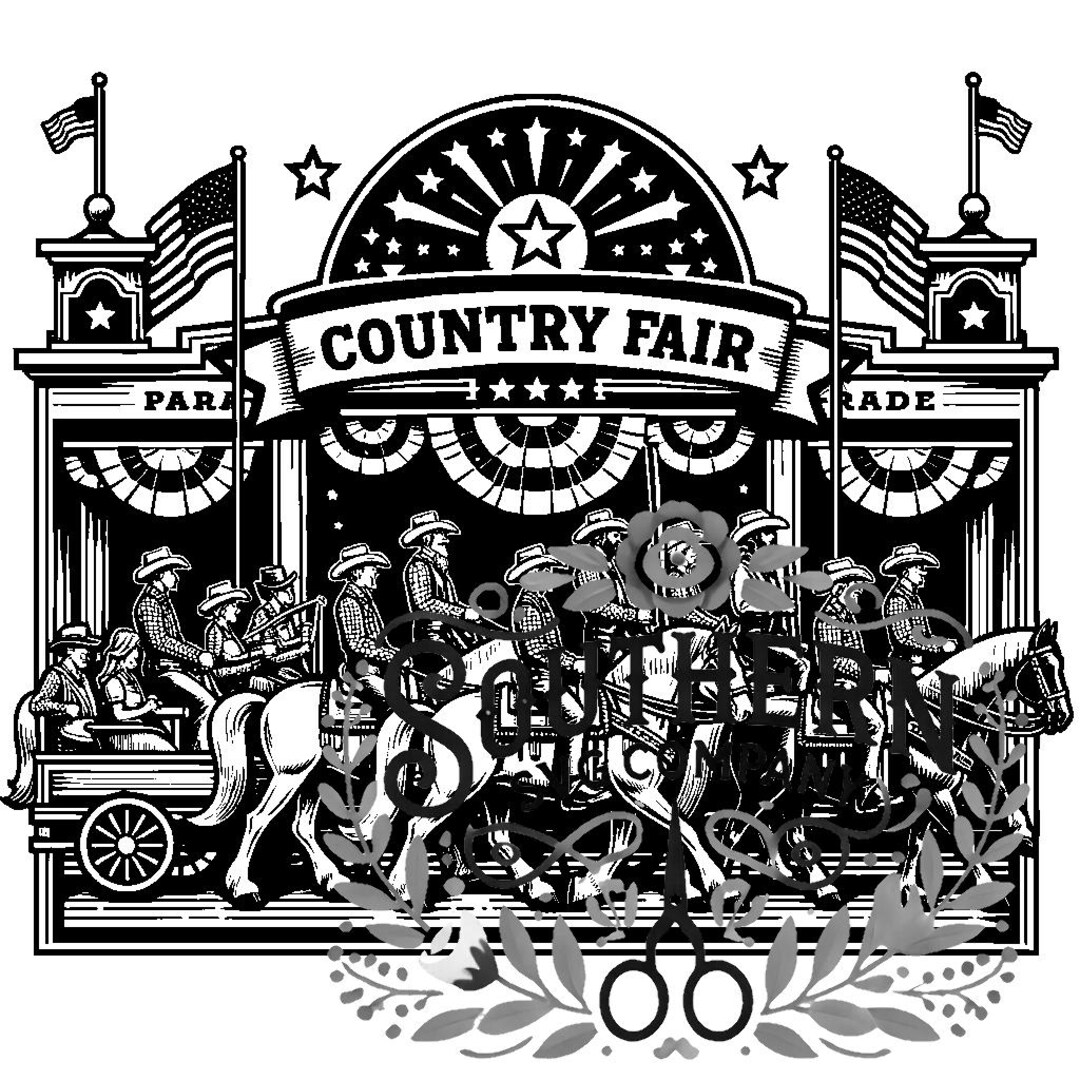 SVG Country Fair Parade Bundle - Handcrafted Designs for Crafting, DIY ...