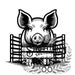 SVG Pig Pen Bundle Farm Animal Designs for Crafts & DIY Projects, SVG ...