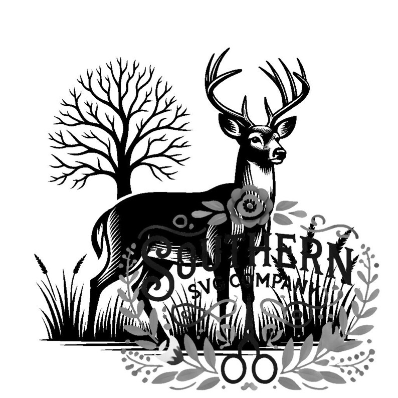 SVG Deer Meadow Bundle - Nature Inspired Digital Download for Crafting ...