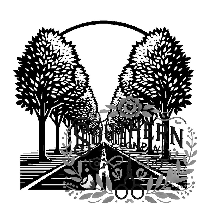 Tree-lined Road SVG Bundle - Digital Download for Cricut and Silhouette ...