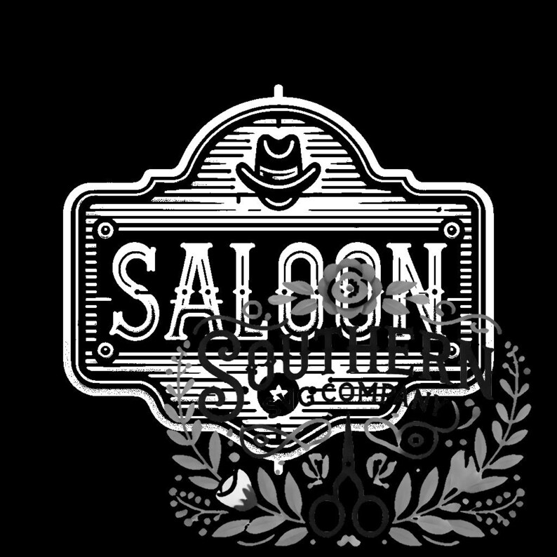 SVG Saloon Bundle - Western Cowboy Sign Designs Pack for Cricut ...