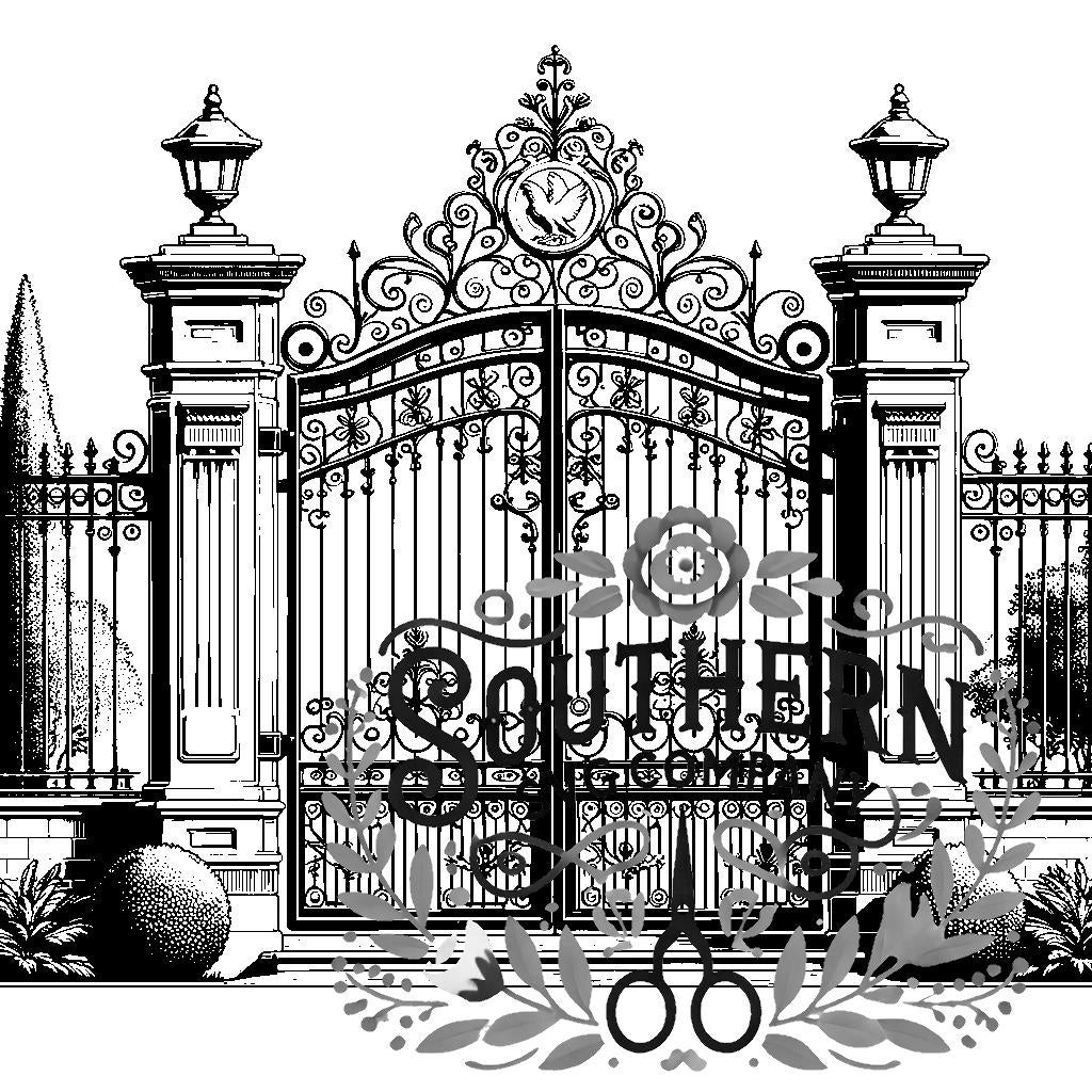 SVG Garden Gate Bundle - Digital Download for Crafting, DIY Projects ...