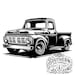 Gothic Style Old Pickup Truck SVG Bundle Spooky Vintage Vehicle for ...