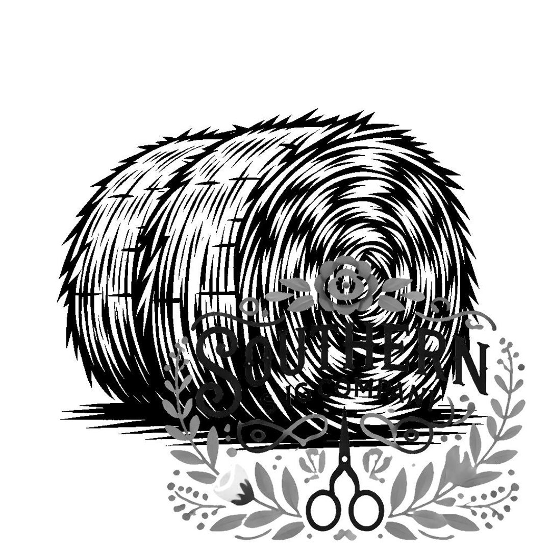 Hay Bales SVG Bundle, Farmhouse DIY Decor, Cut Files (instant Download ...