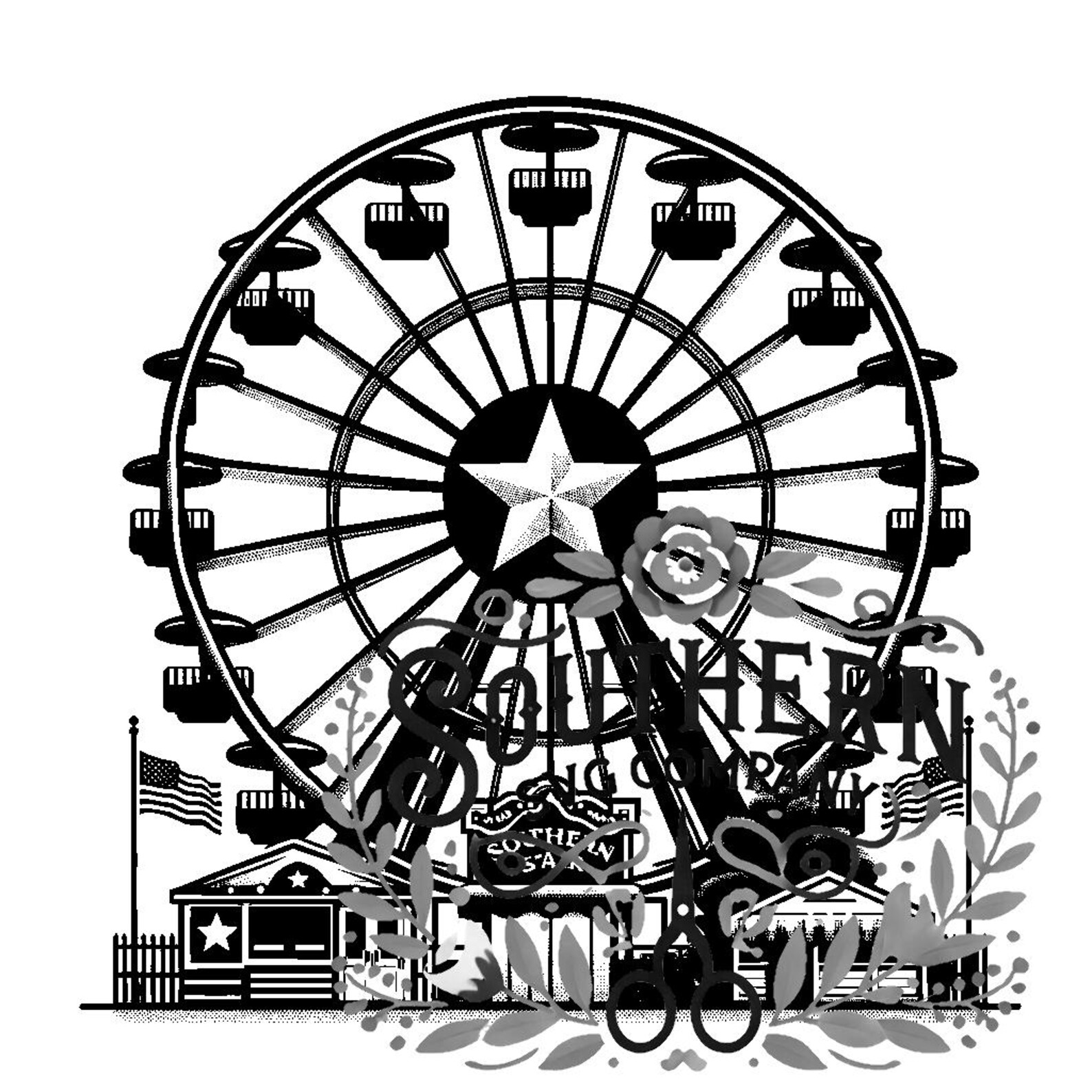 Ferris Wheel SVG Bundle - Perfect for Scrapbooking, Crafts & More ...