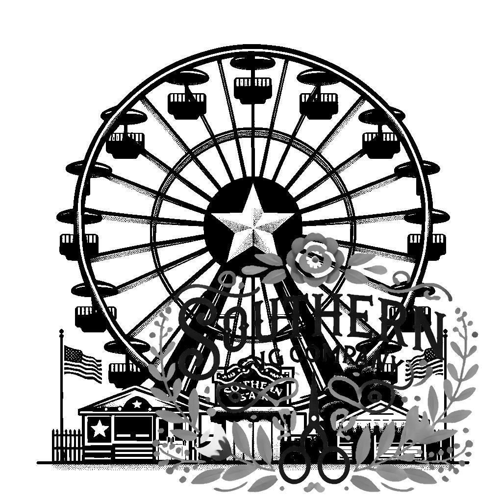 Ferris Wheel SVG Bundle - Perfect for Scrapbooking, Crafts & More ...