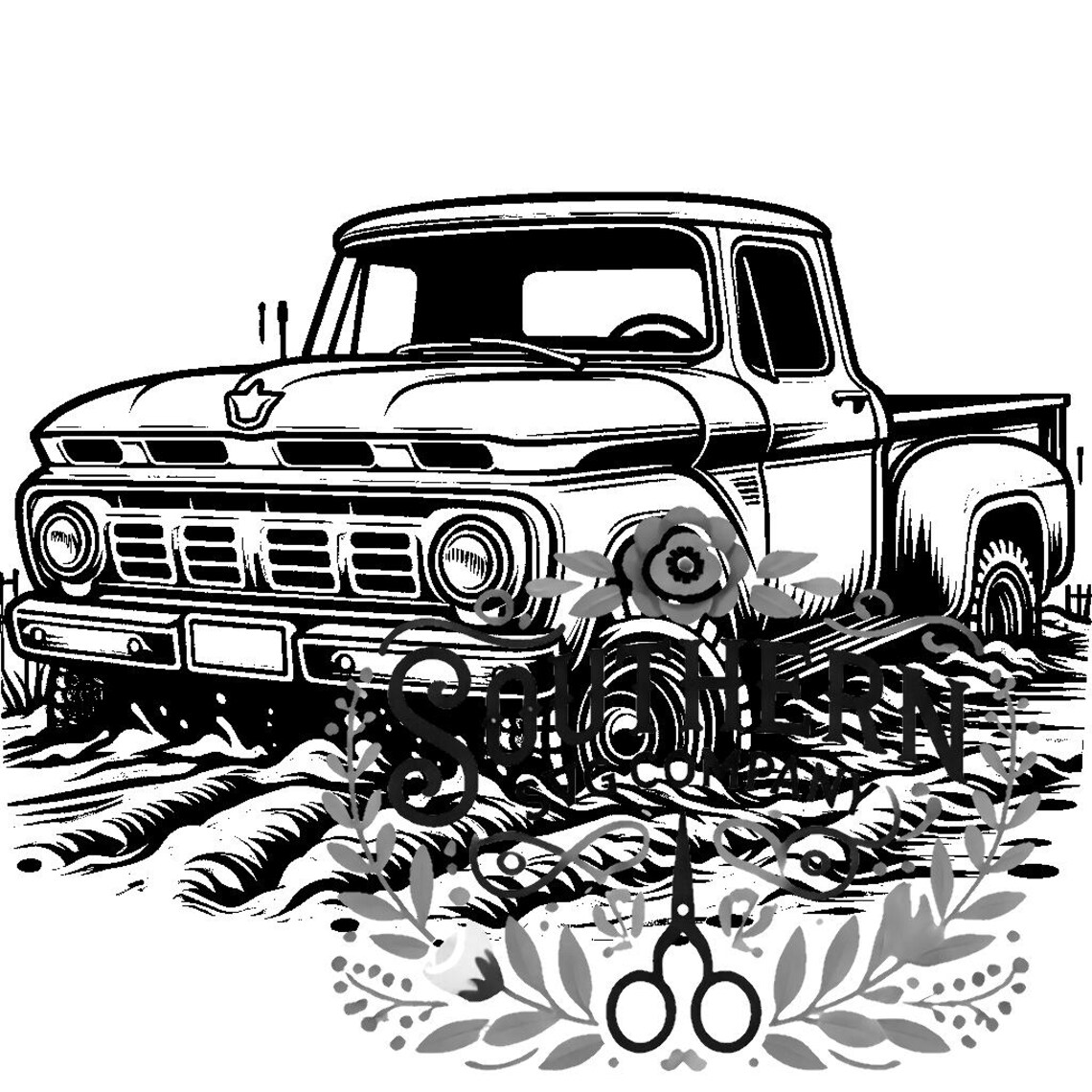Old Pickup Truck Mud SVG Bundle Vintage Truck Digital Download - Etsy