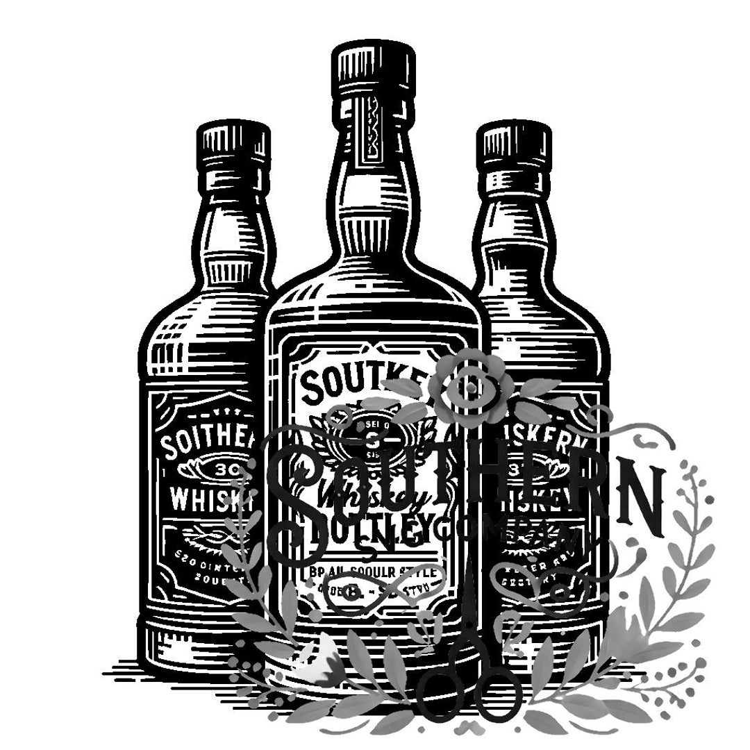 Whiskey Bottle SVG Bundle Perfect for DIY Crafts - Etsy