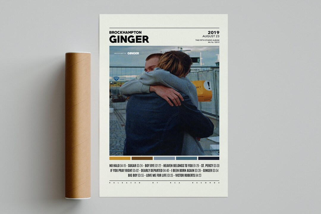 Brockhampton Posters / Ginger Poster, Tracklist Album Cover Poster ...