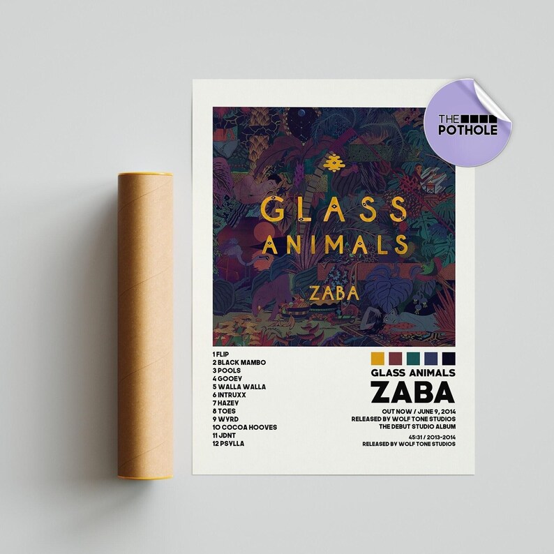 Glass Animals Posters / Zaba Poster / Album Cover Poster / Poster Print ...