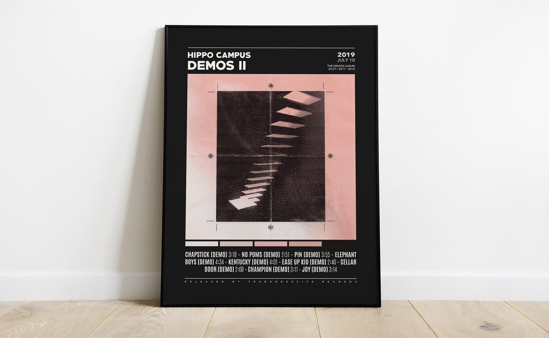 Hippo Campus Posters / Demos II Poster / Album Cover Poster / Poster Print Wall Art / Custom ...