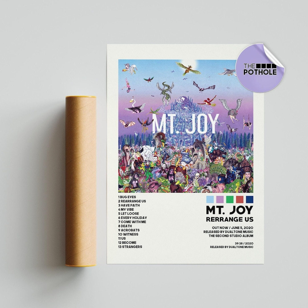 Mt. Joy Posters, Mt. Joy Poster, Mt. Joy, Rearrange Us, Album Cover ...