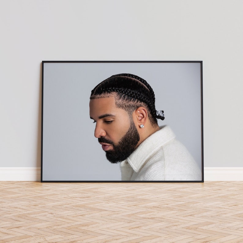 Drake Posters / Drake Black and White Wall Art, Music Poster, Home ...