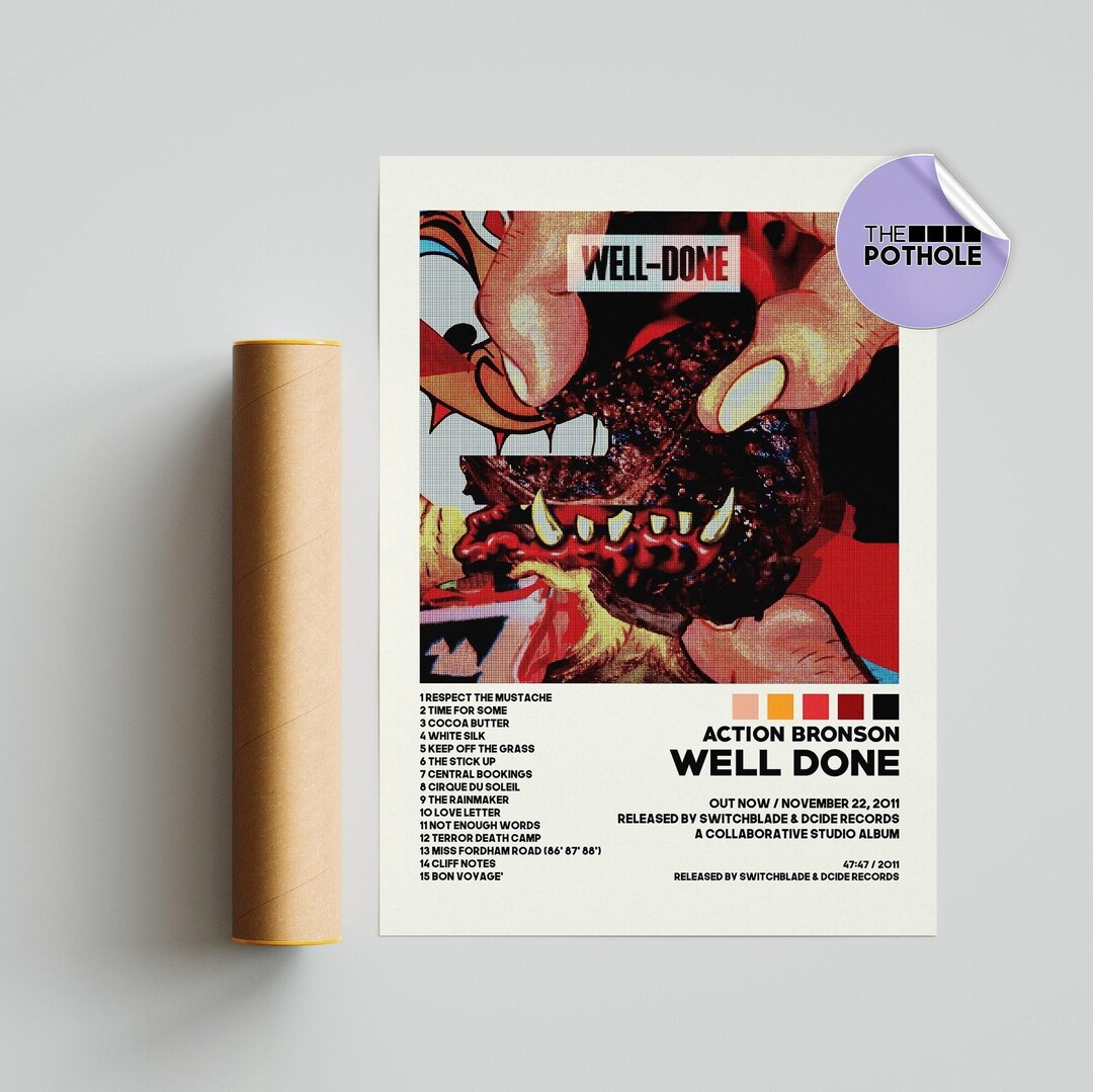 Action Bronson Posters / Well Done Poster / Action Bronson, Well Done ...