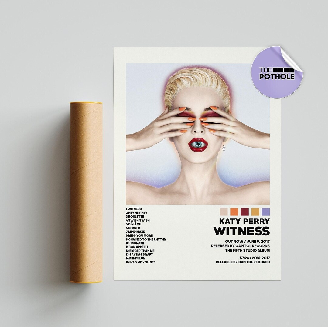 Katy Perry Posters / Witness Poster / Album Cover Poster, Poster Print ...