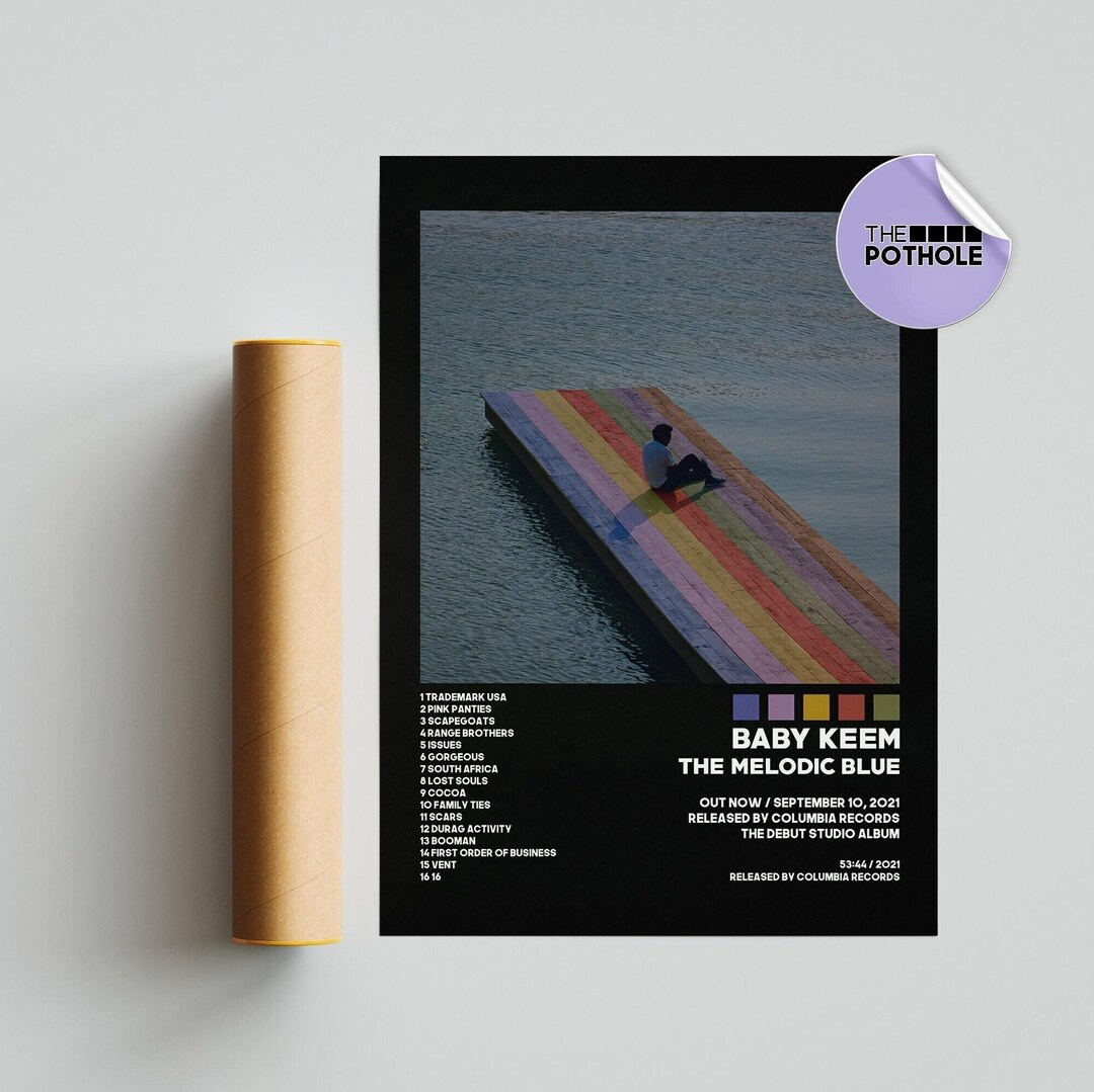 Baby Keem Posters / the Melodic Blue Poster / Baby Keem, the Melodic ...