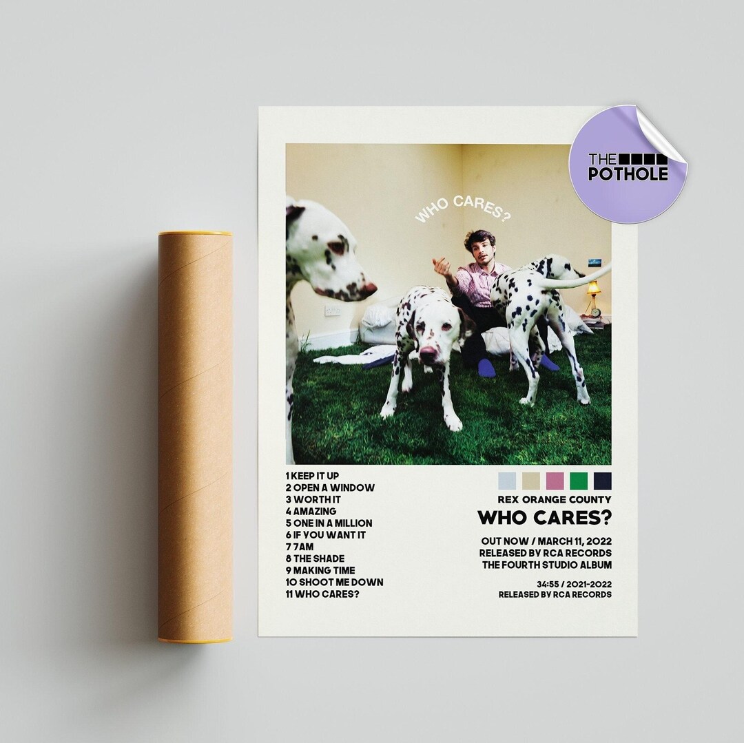 Rex Orange County Posters / Who Cares Poster, Tracklist Album Cover ...