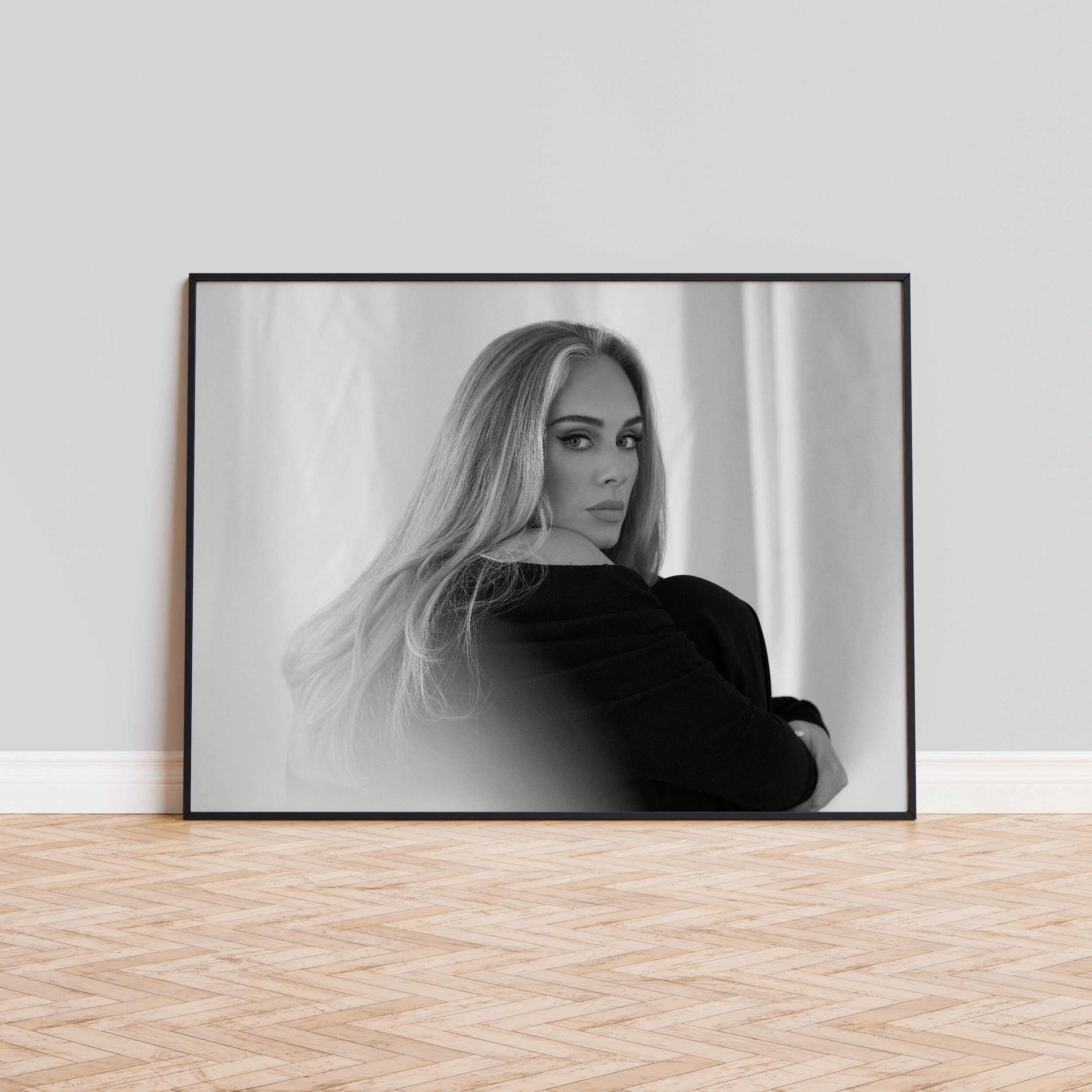 Adele Posters / Adele Black and White Wall Art, Album Cover Poster ...